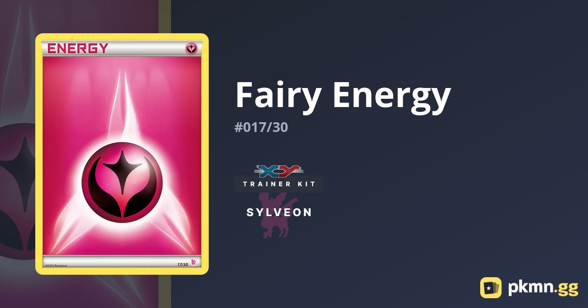 Fairy Energy #017/30 XY Trainer Kit Sylveon | pkmn.gg
