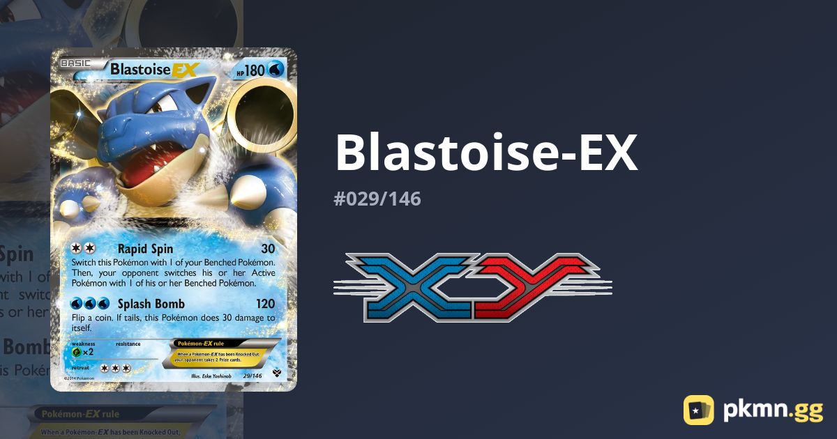 Blastoise-EX #029/146 XY | pkmn.gg