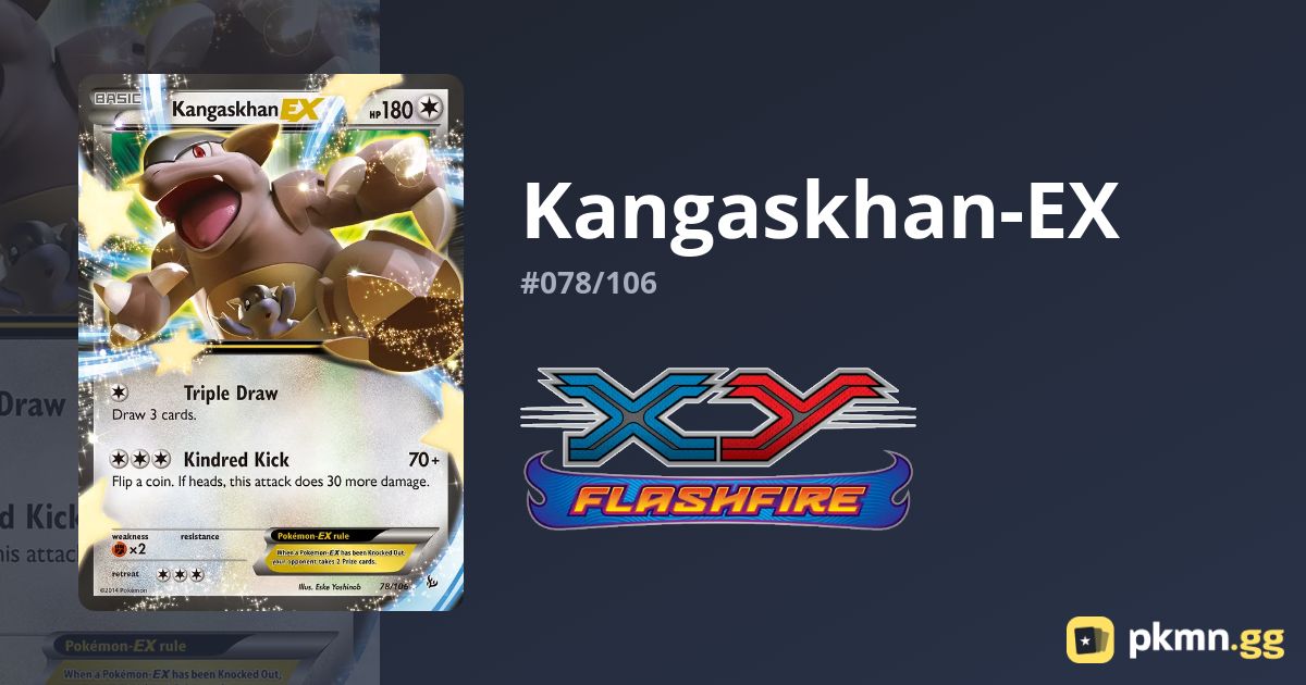 Kangaskhan-EX #078/106 Flashfire | pkmn.gg