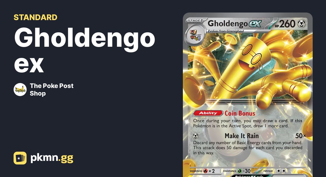 Gholdengo ex - Decks | pkmn.gg
