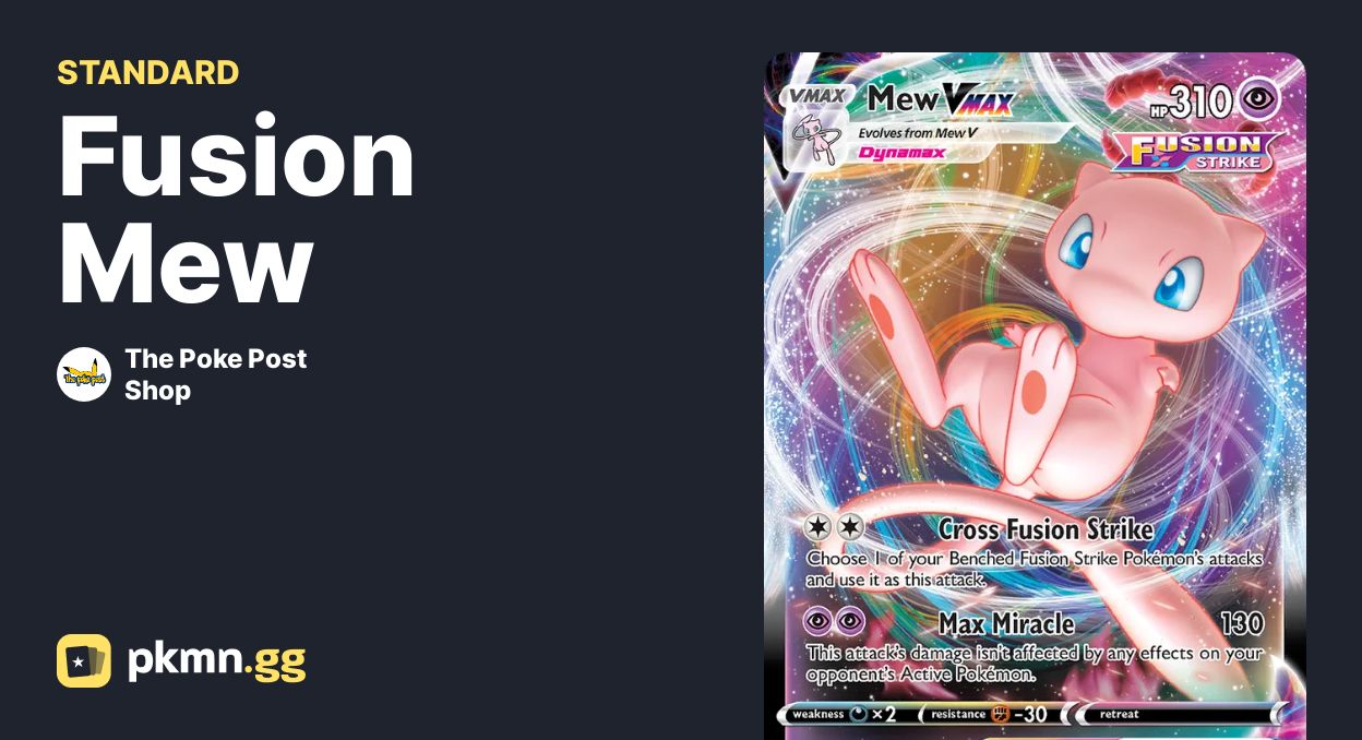 Fusion Mew - Decks | pkmn.gg
