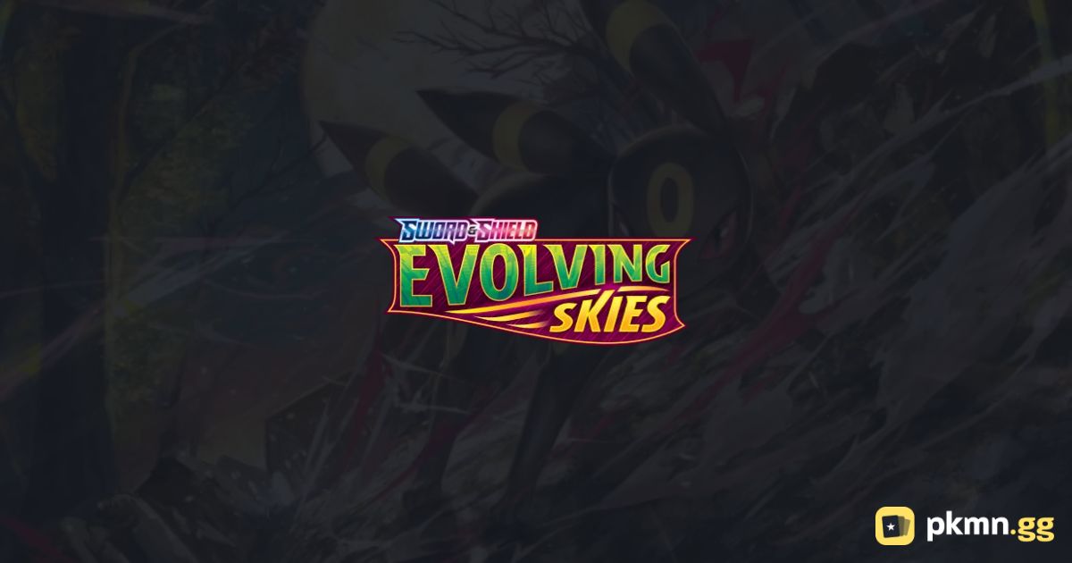 Evolving Skies | Track and Price Pokemon Cards | pkmn.gg
