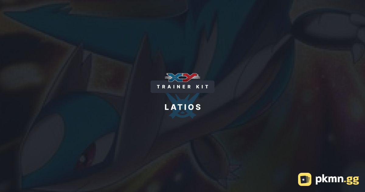 XY Trainer Kit Latios | Track and Price Pokemon Cards | pkmn.gg