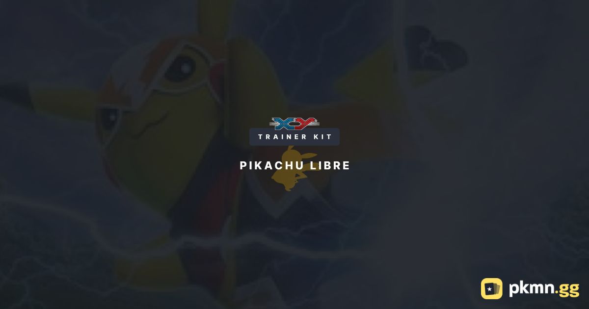 XY Trainer Kit Pikachu Libre | Track and Price Pokemon Cards | pkmn.gg